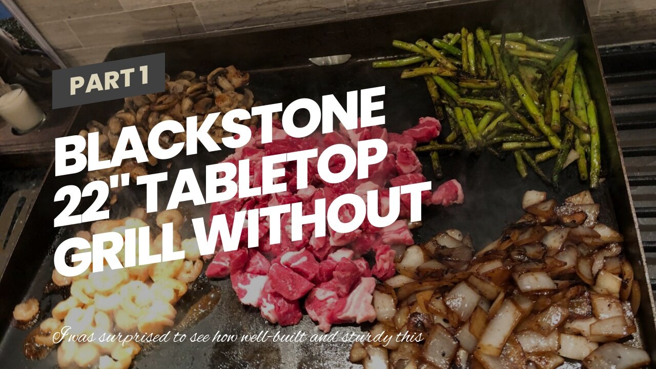 Blackstone 22" Tabletop Grill without Hood- Propane Fuelled – 22 inch ...