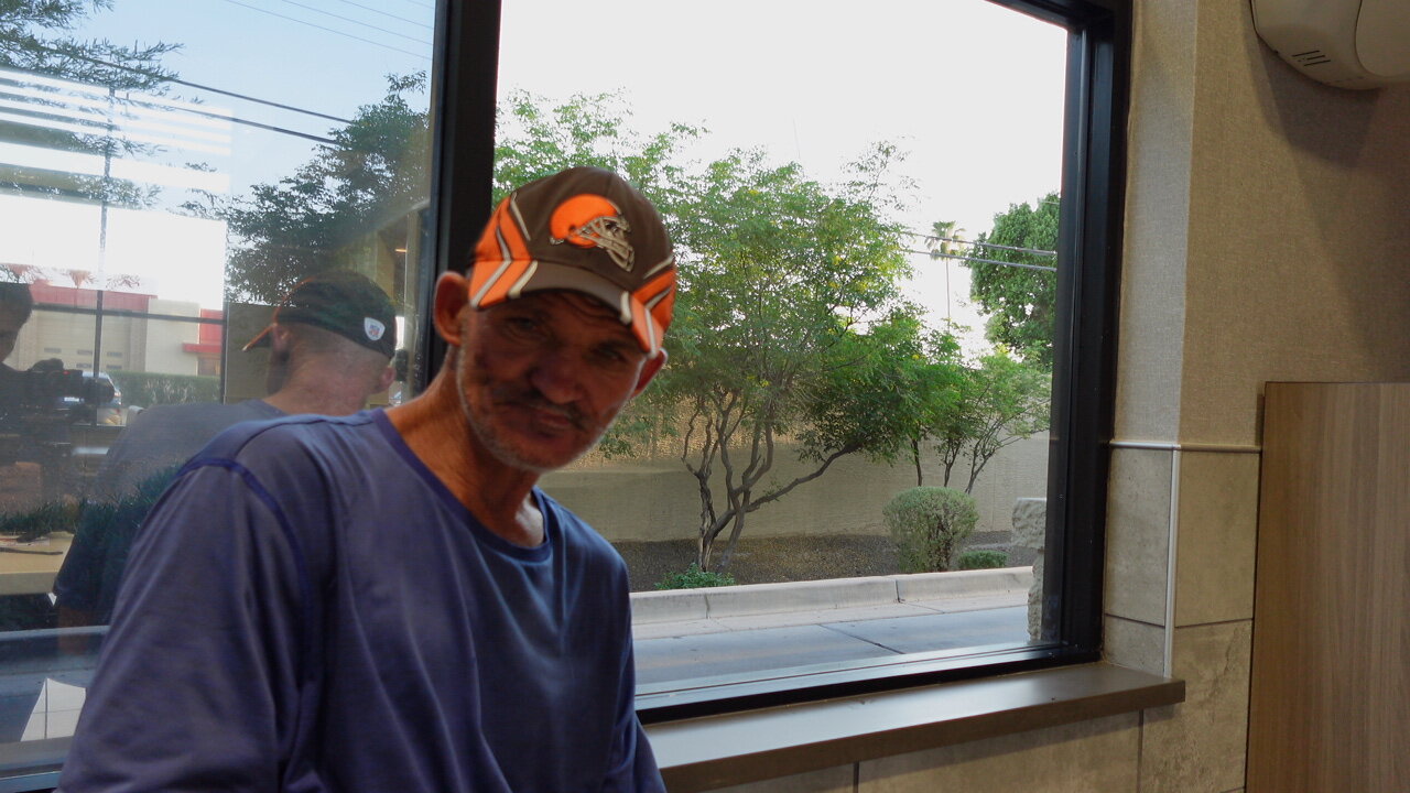Chad has been homeless since his wife passed of stage 4 lung cancer 10 ...