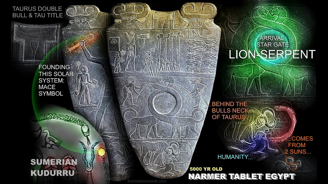 NARMER PALETTE DECODED – ALIEN HUMAN ORIGINS FROM TAURUS - STAR MAP # ...