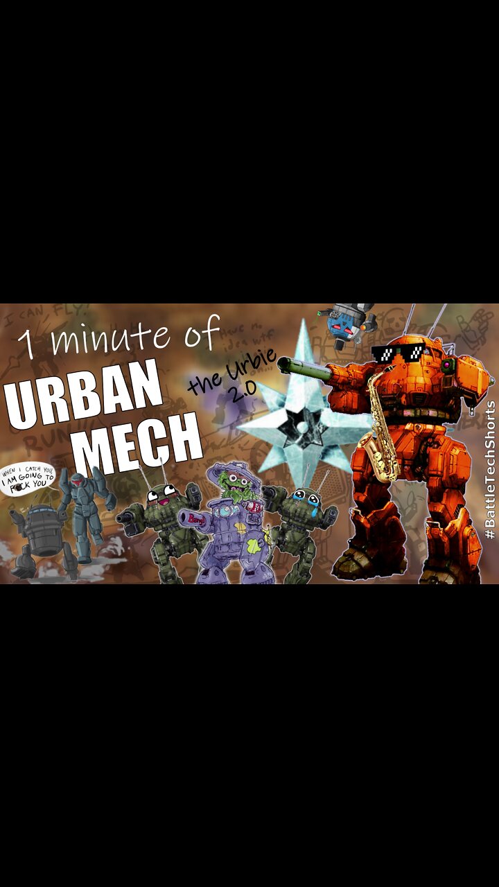BATTLETECH #Shorts - UrbanMech, the Beloved Pug 'Mech v2.0