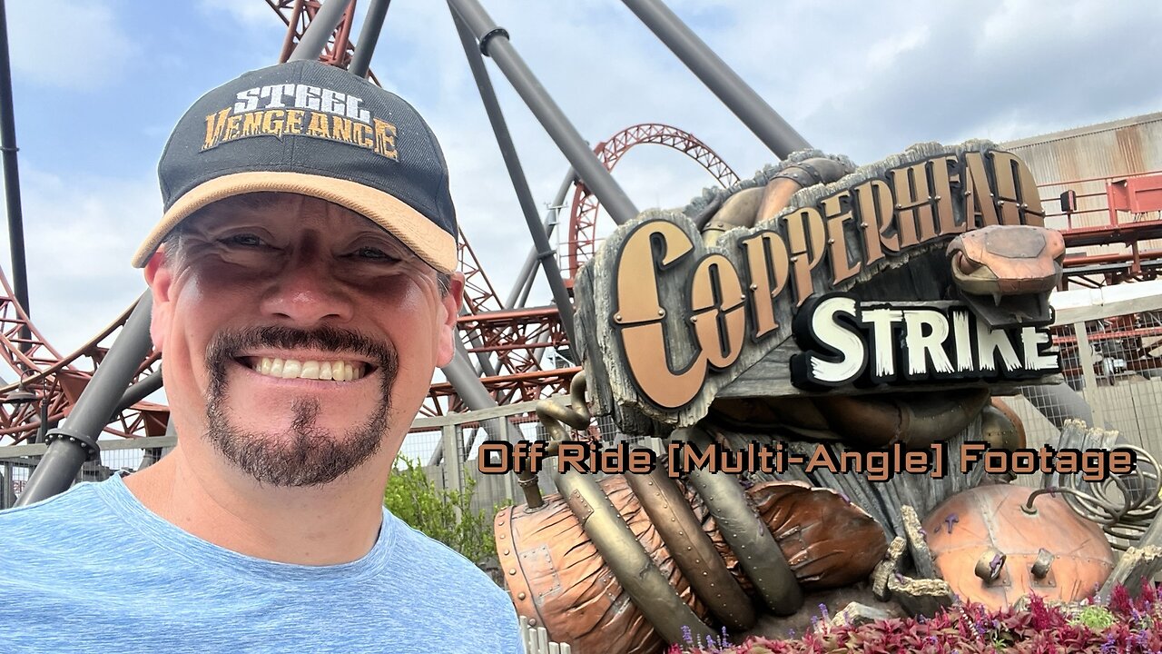 COPPERHEAD STRIKE at CAROWINDS, North & South Carolina, USA [Off Ride ...