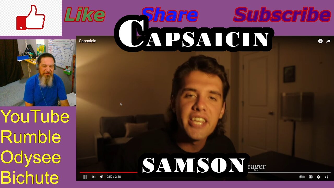 Pitt Reacts to Capsaicin by Samson