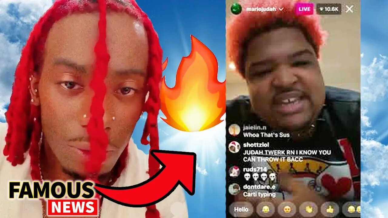 Mario Judah Keeps Trolling Playboi Carti About Whole Lotta Red | Famous ...