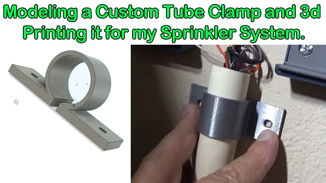 Modeling a Custom Clamp in Fusion 360 and 3d Printing it with the ...