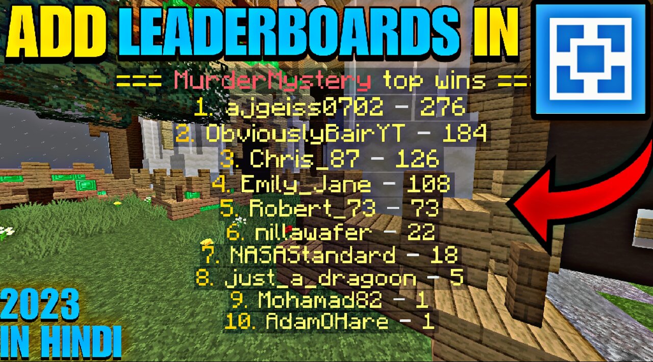 How to make leaderboard in minecraft
