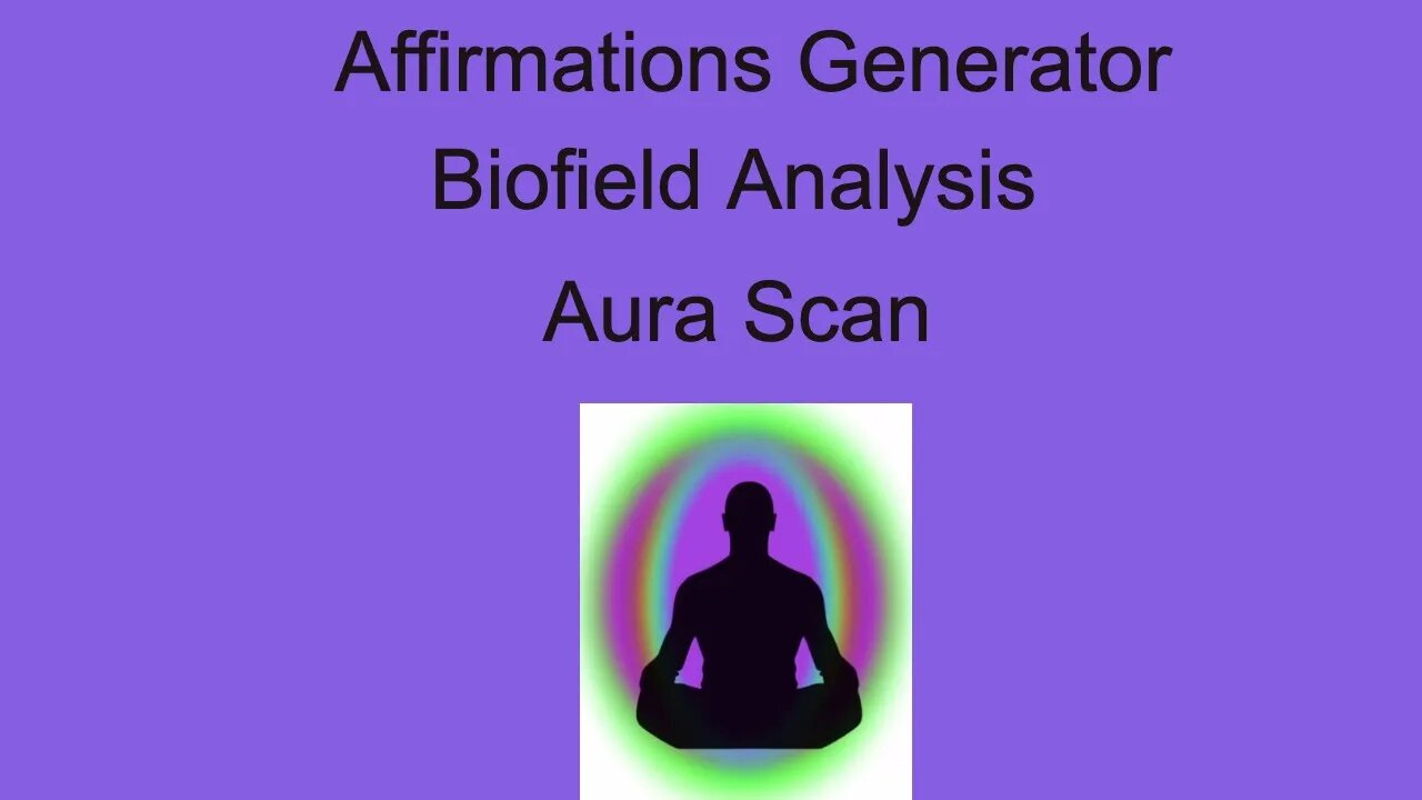 Voice Scan Analysis - Find your best frequencies, affirmations and more ...