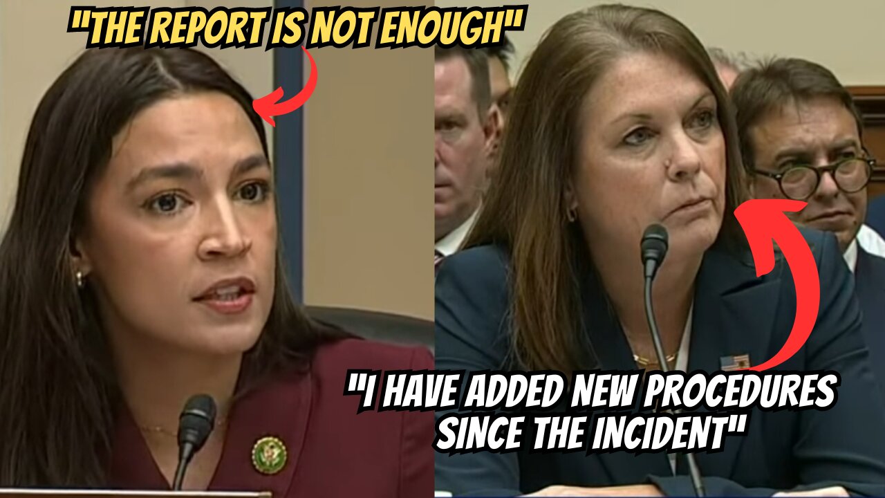 AOC Asks Secret Service Director EASY Questions But She Couldn't Answer ...