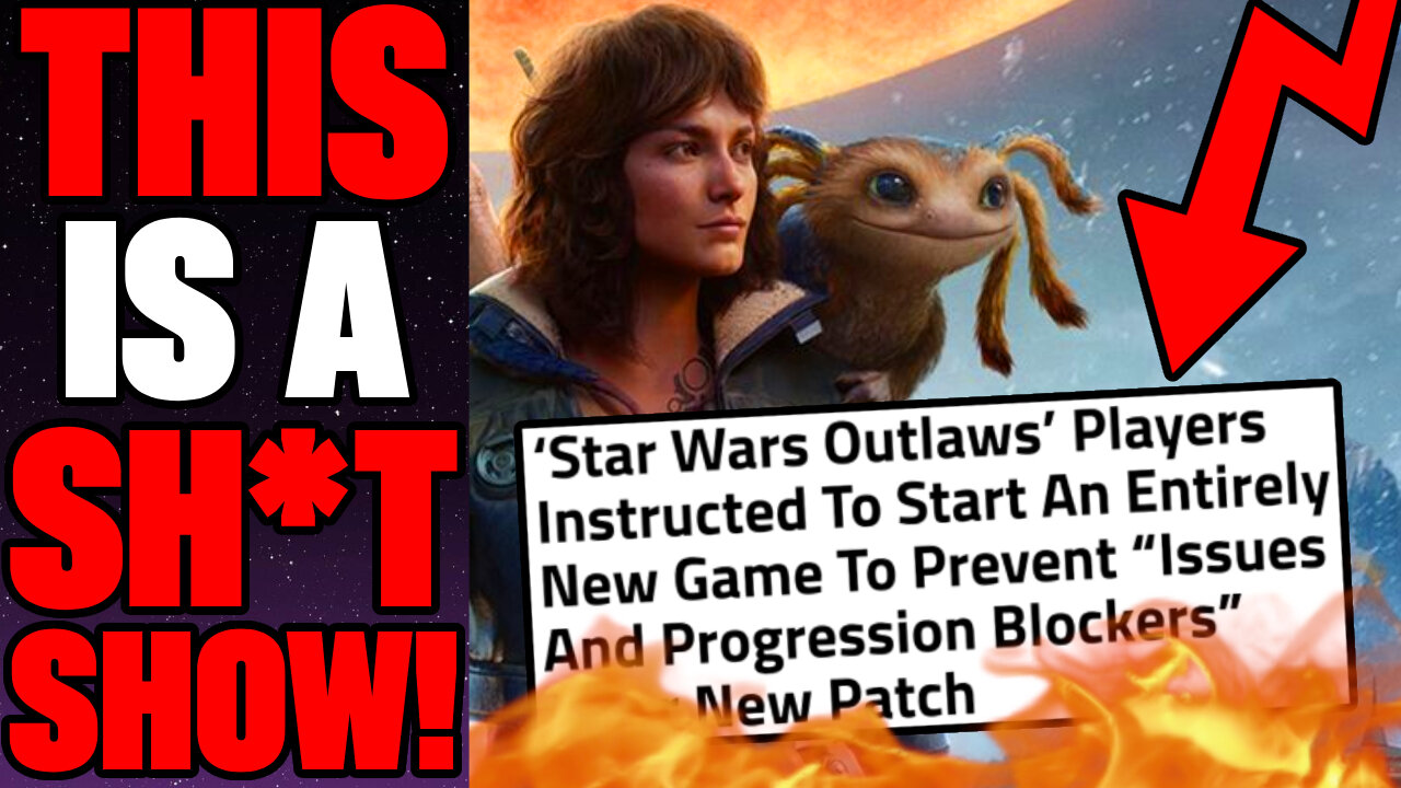 Star Wars Outlaws Is A WRECK! | Ubisoft Gets ROASTED By Fans After BUG ...