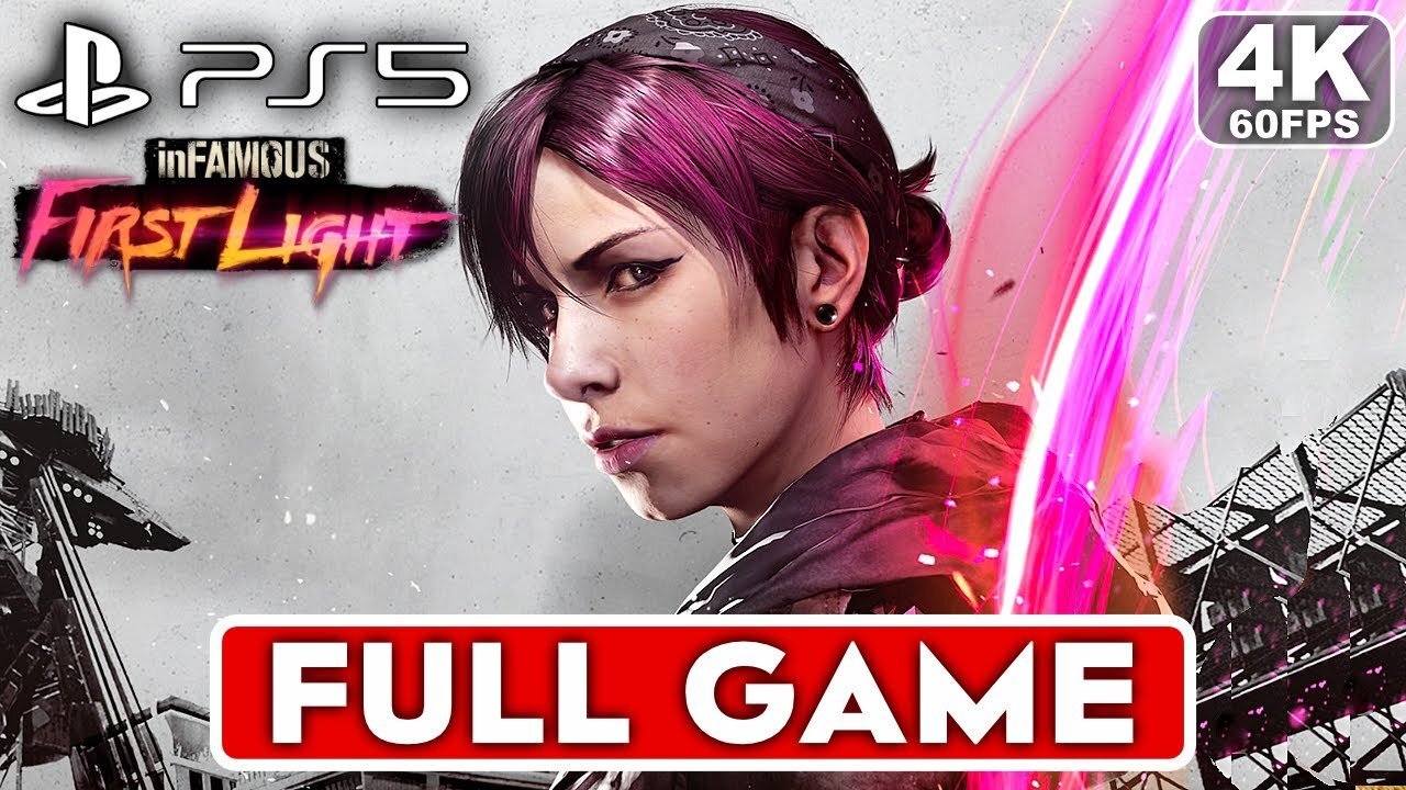 INFAMOUS FIRST LIGHT Gameplay Walkthrough FULL GAME 4K 60FPS PS5