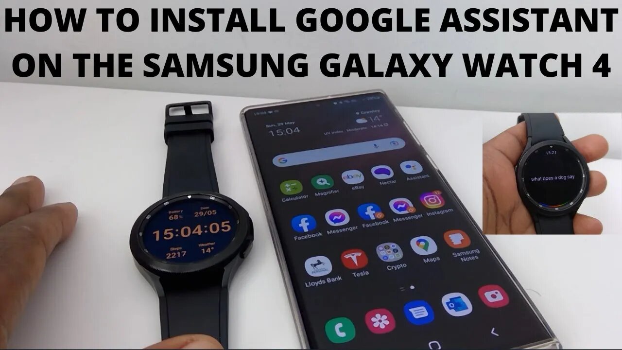 How to Install Google Assistant On Samsung Galaxy Watch 4 - Step By ...