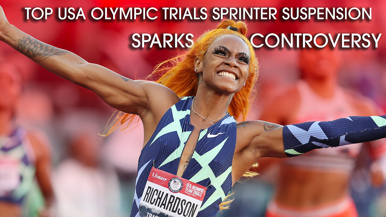 Top US Olympic Trials sprinter suspended after positive THC test - Just ...