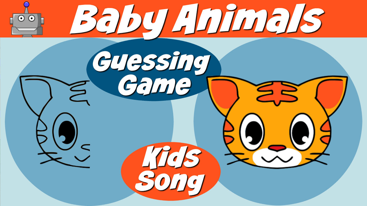BABY ANIMALS | ANIMAL GUESSING GAME | NURSERY RHYMES | SILLY SONGS ...