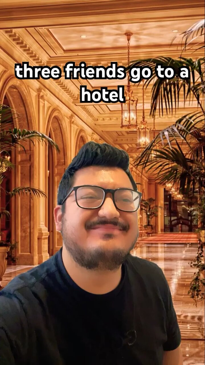 When three friends go to a hotel 💀 #funny #memes #comedy