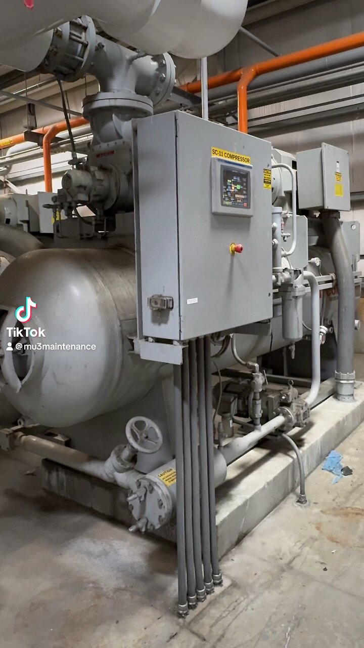 Ammonia Screw Compressor Cooling System