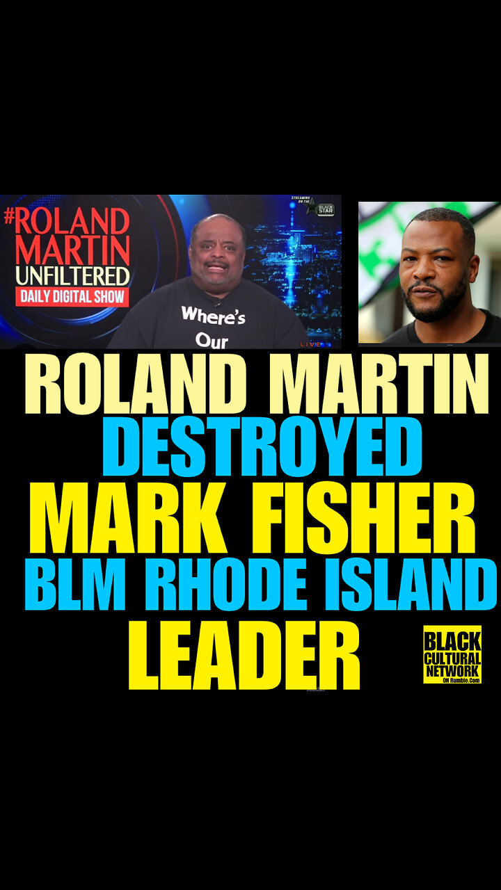 NIMH #800 Roland Martin Educate BLM Mark Fisher!