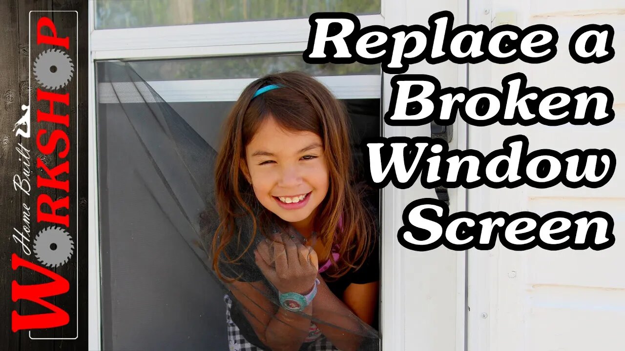 How to Replace a Window Screen | How to choose the correct size window ...