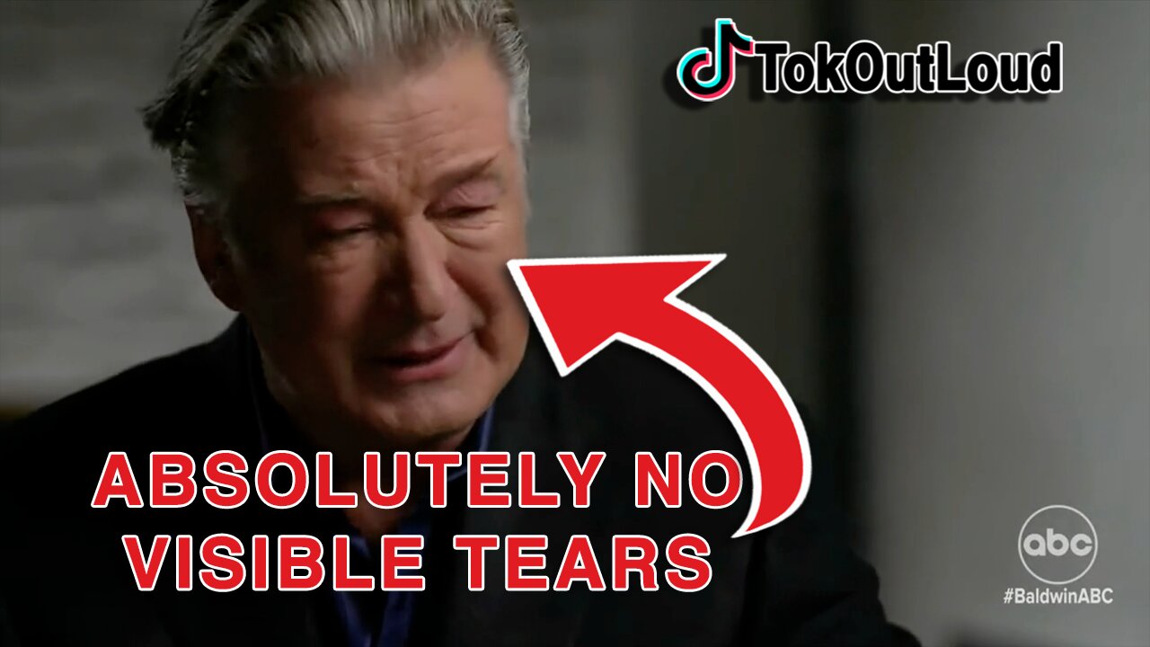 Alec Baldwin Fakes Crying With ABSOLUTELY NO VISIBLE TEARS During ABC ...