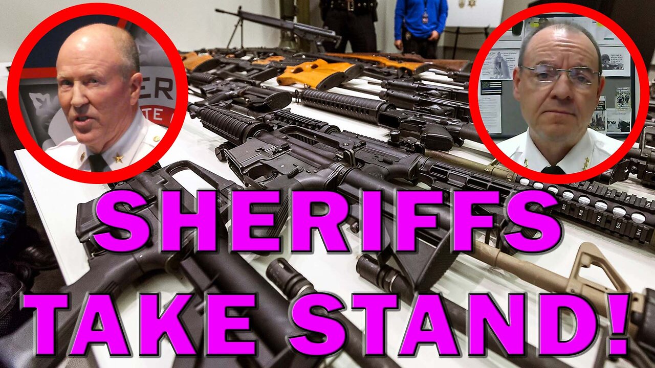 Sheriffs Take Stand Against Unlawful And Massive Gun Ban! LEO Round ...