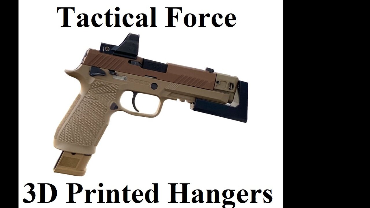 I review 3 different Tactical Force 3D Printed Hangers in PLA+