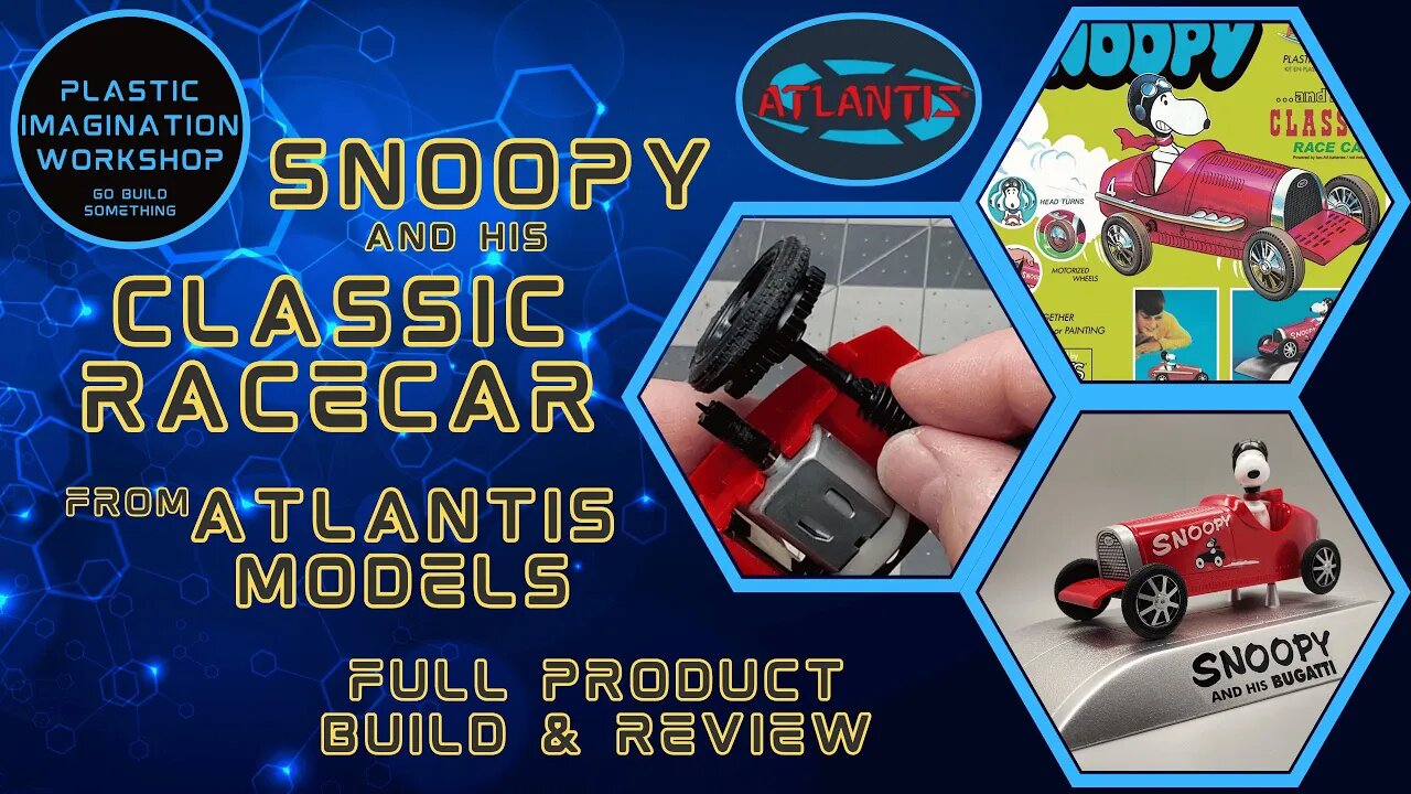 Snoopy and his Race Car from Atlantis Models-Full Scale Model Build ...