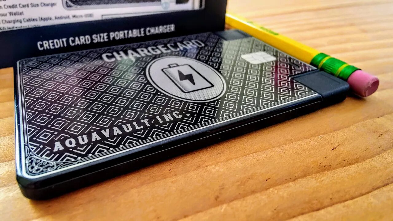 ChargeCard by... AquaVault (a portable battery charger that fits in ...