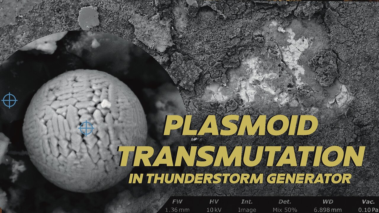 Proof of Plasmoid Transmutation in the Thunderstorm Generator | MAJOR ...
