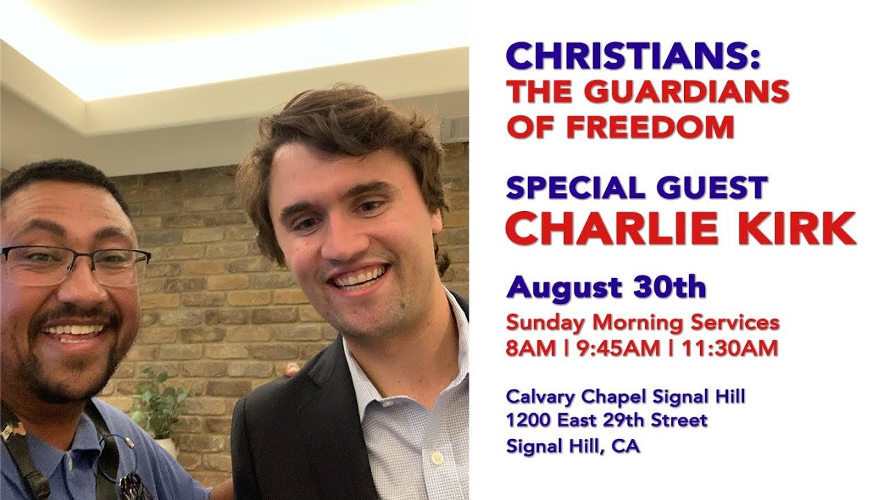 Sunday Morning 2nd Service - Guest Speaker Charlie Kirk