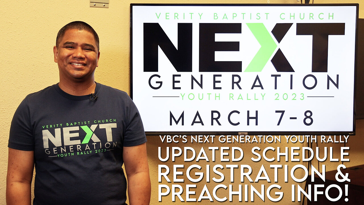 VBC's Next Generation Youth Rally | Updated Schedule, Registration ...