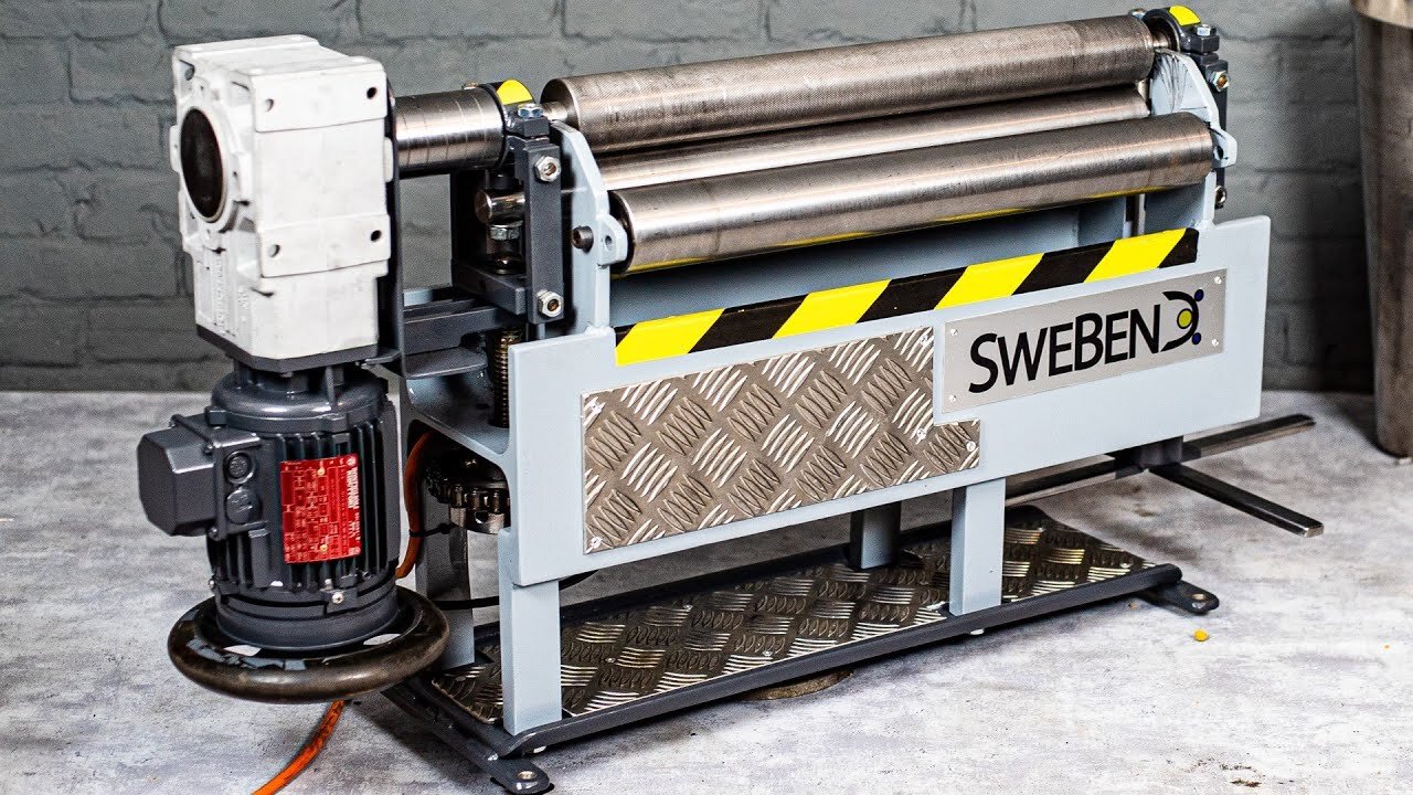 DIY Sheet Metal Bender Machine - Making Metal Rolling Machine in home ...