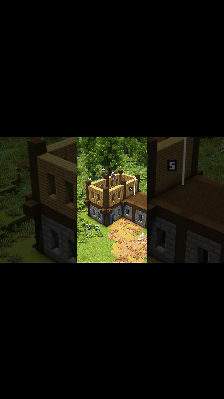 Mossy oak #minecraft house tutorial