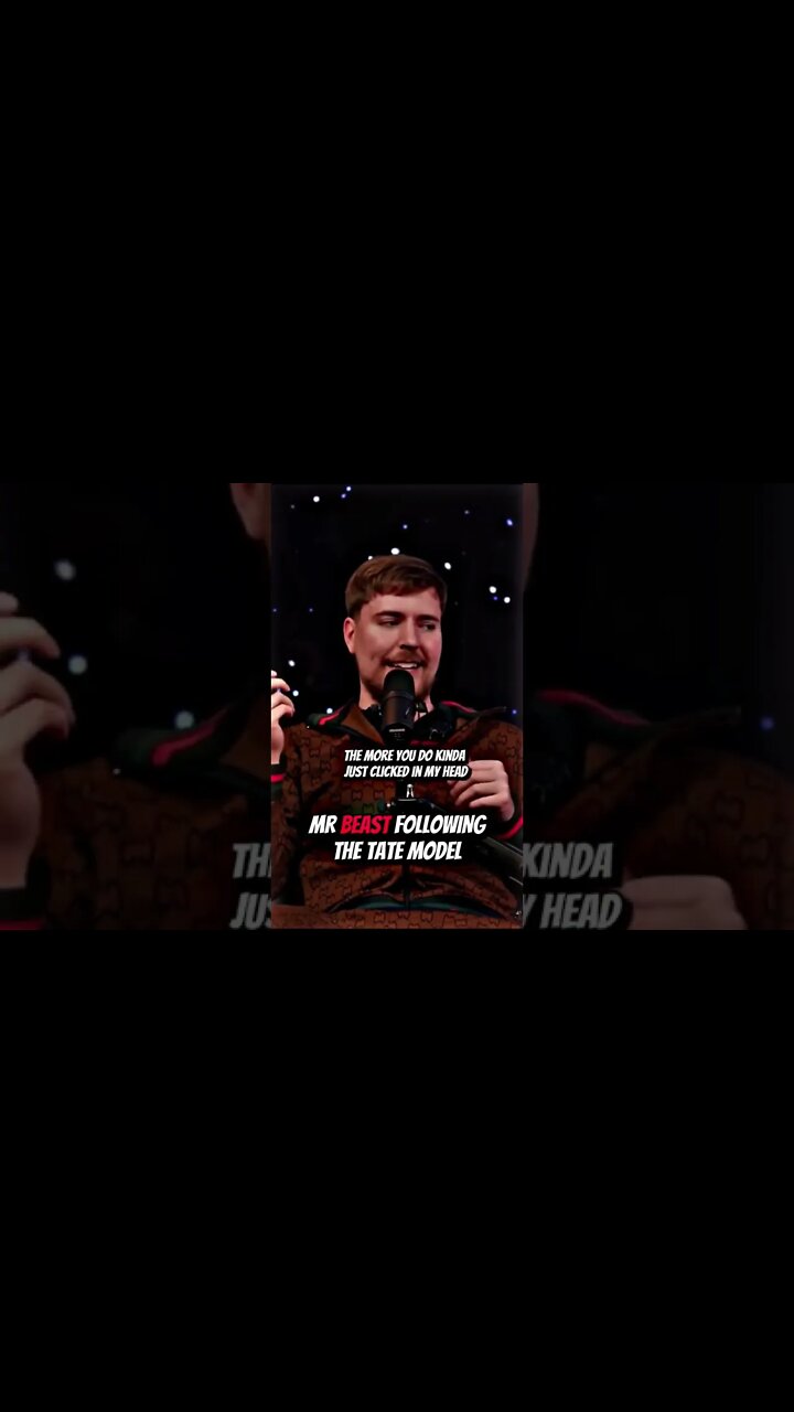 Mr beast following this model