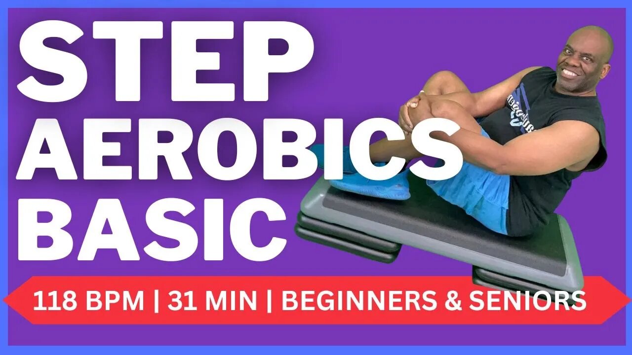 Old School Step Aerobics Basic Beginners + Abs | 118 BPM | 31 Min ...