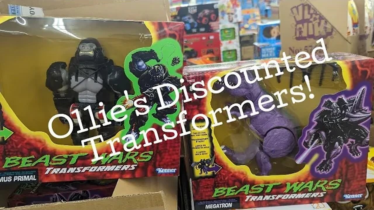 Ollie's Transformers on Sale! Beast wars Primal, BW Megatron, Silver ...