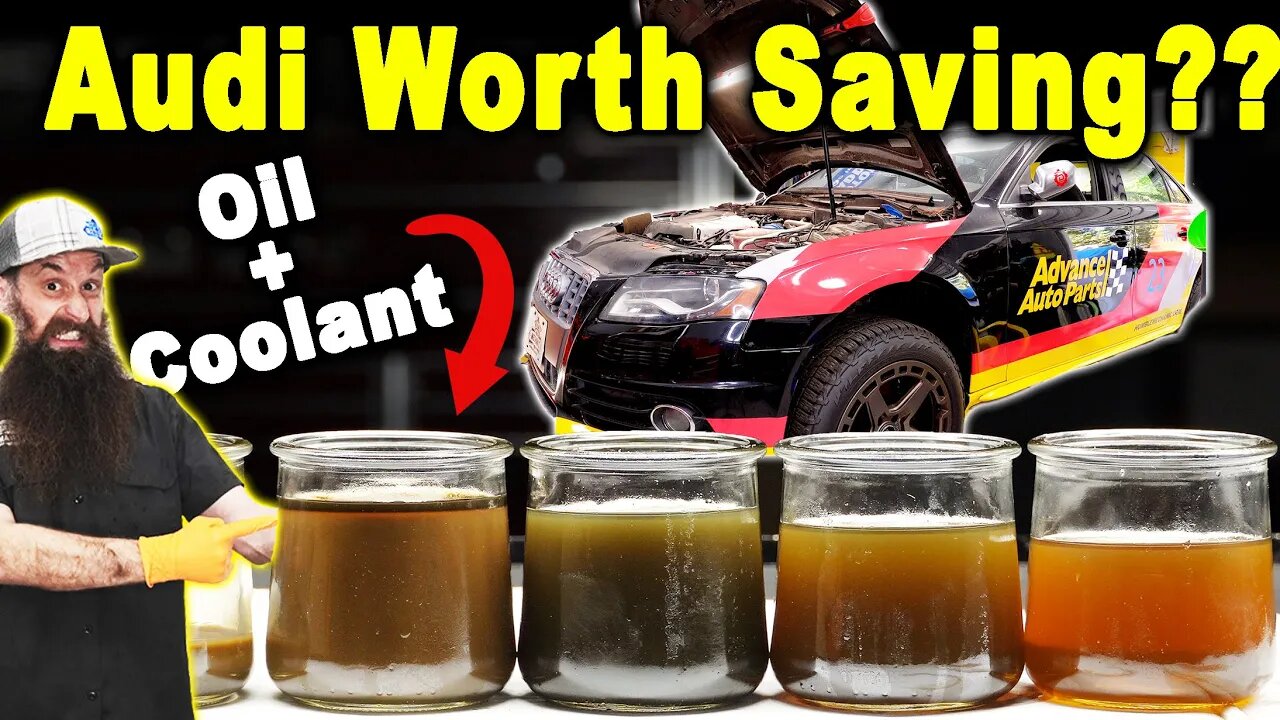 Can This Audi Engine Be SAVED? Coolant Mixing into Oil