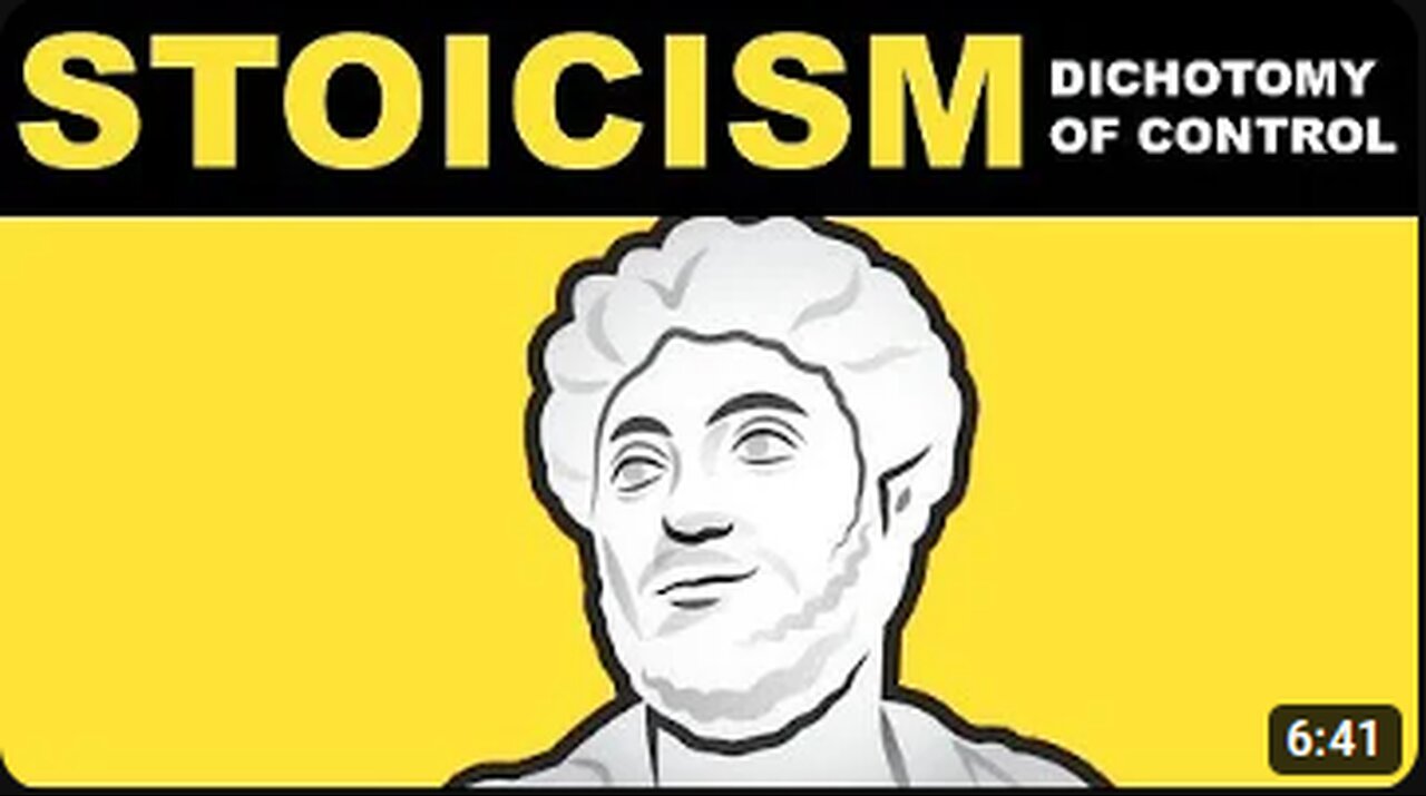 Stoicism Explained : The Dichotomy Of Control - Stoic Mindset