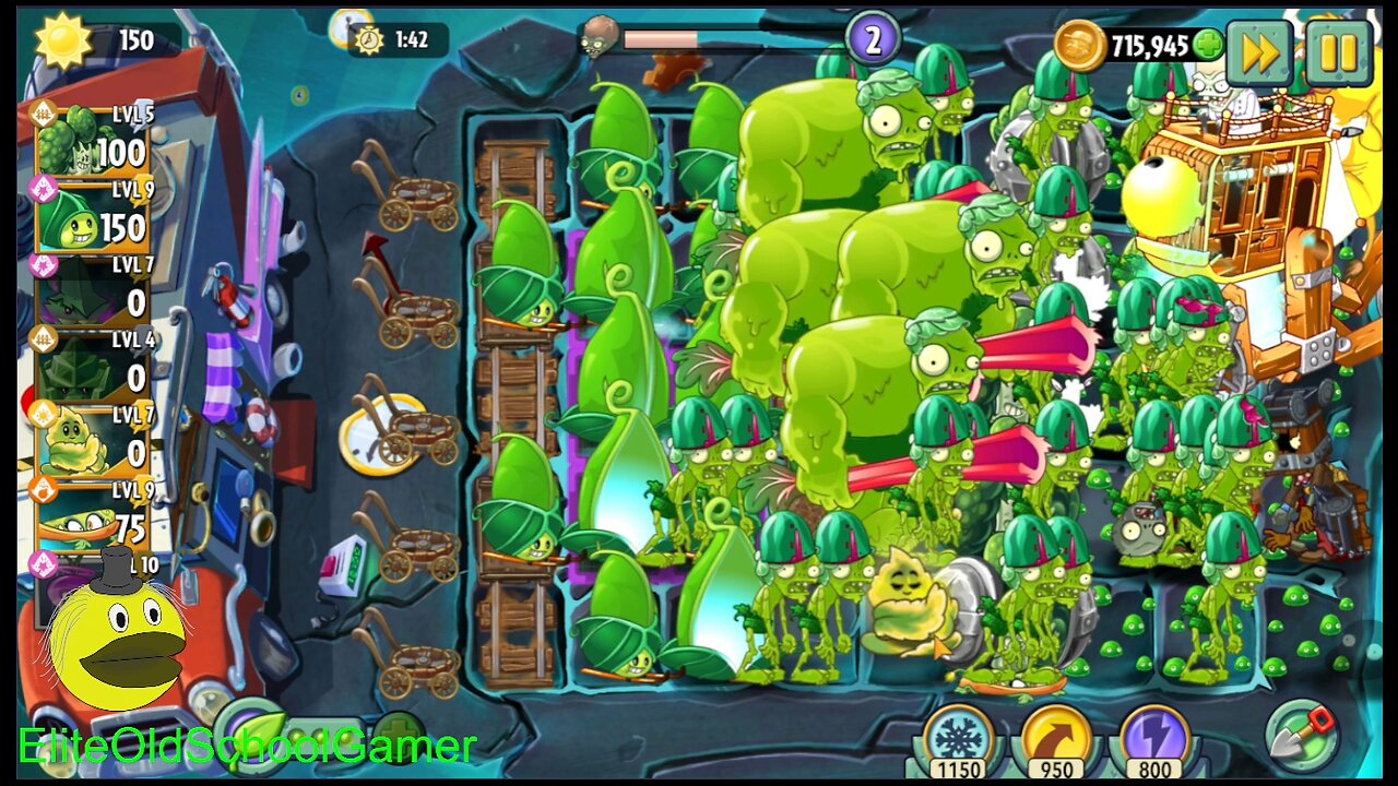 Plants vs Zombies 2 - Penny's Pursuit - Zomboss - Seedium Plant ...