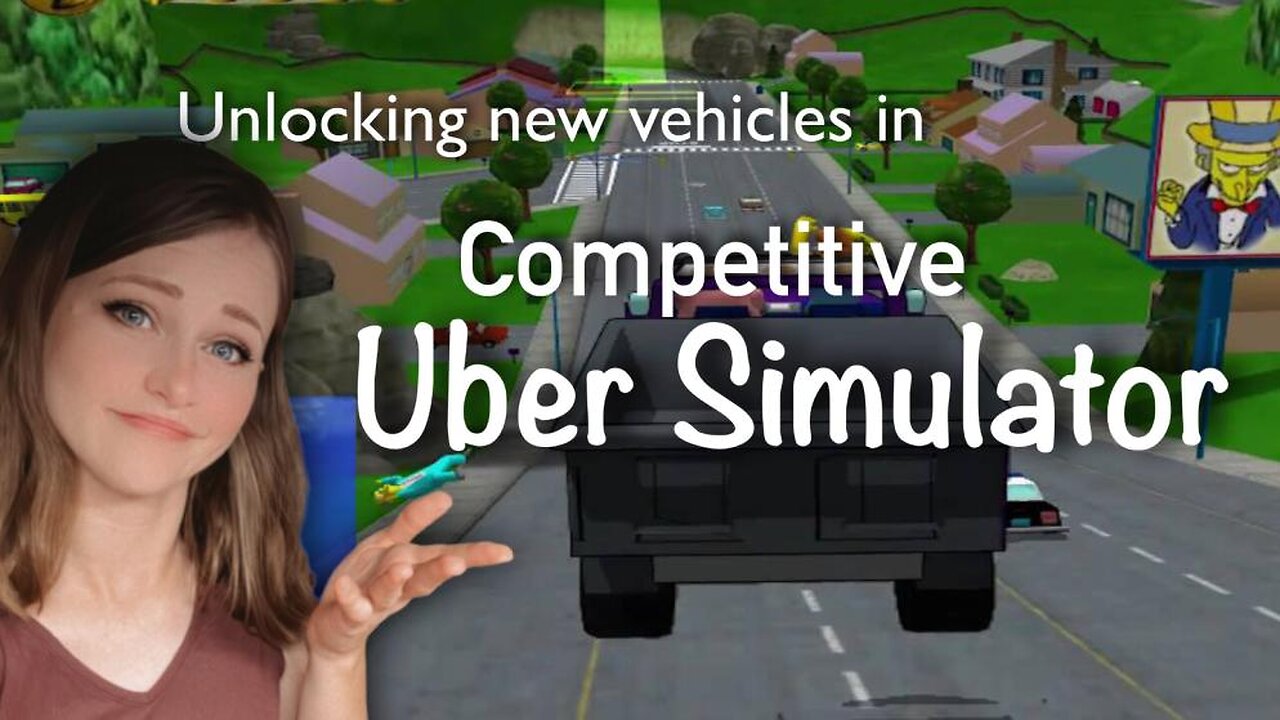 🔴 Unlocking new vehicles | Competitive Uber Simulator? | The Simpson's ...