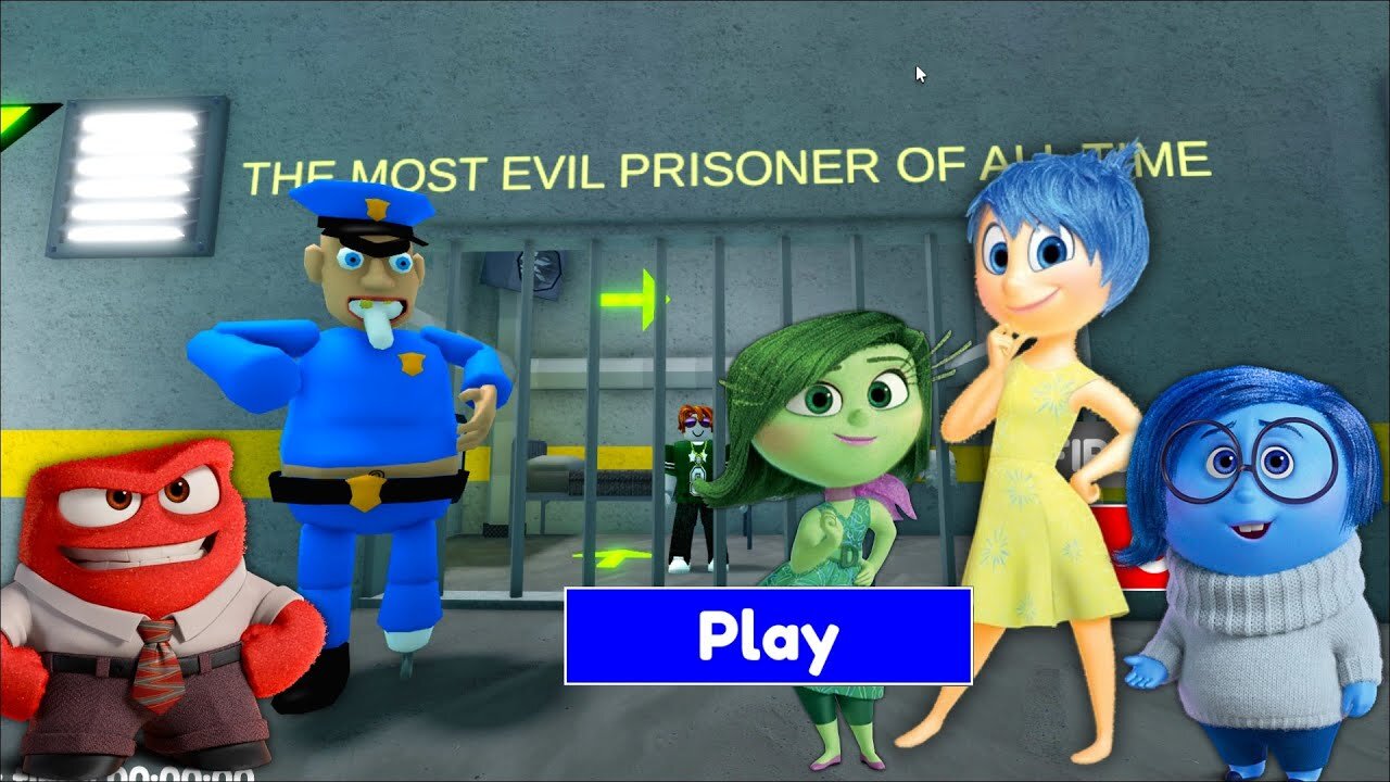 [ANXIETY] INSIDE OUT 2! NEW PRISON ESCAPE RUN Obby!