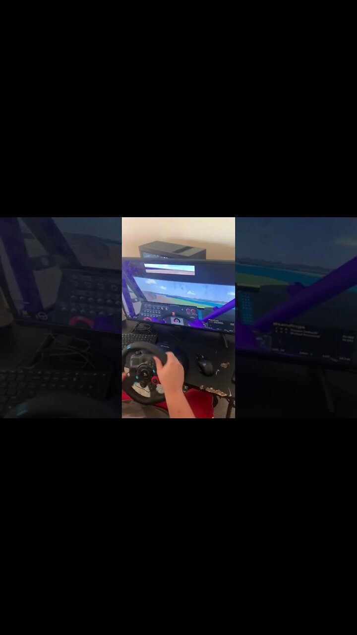 Iracing stadium trucks with the Logitech G 29 wheel and pedals so much ...