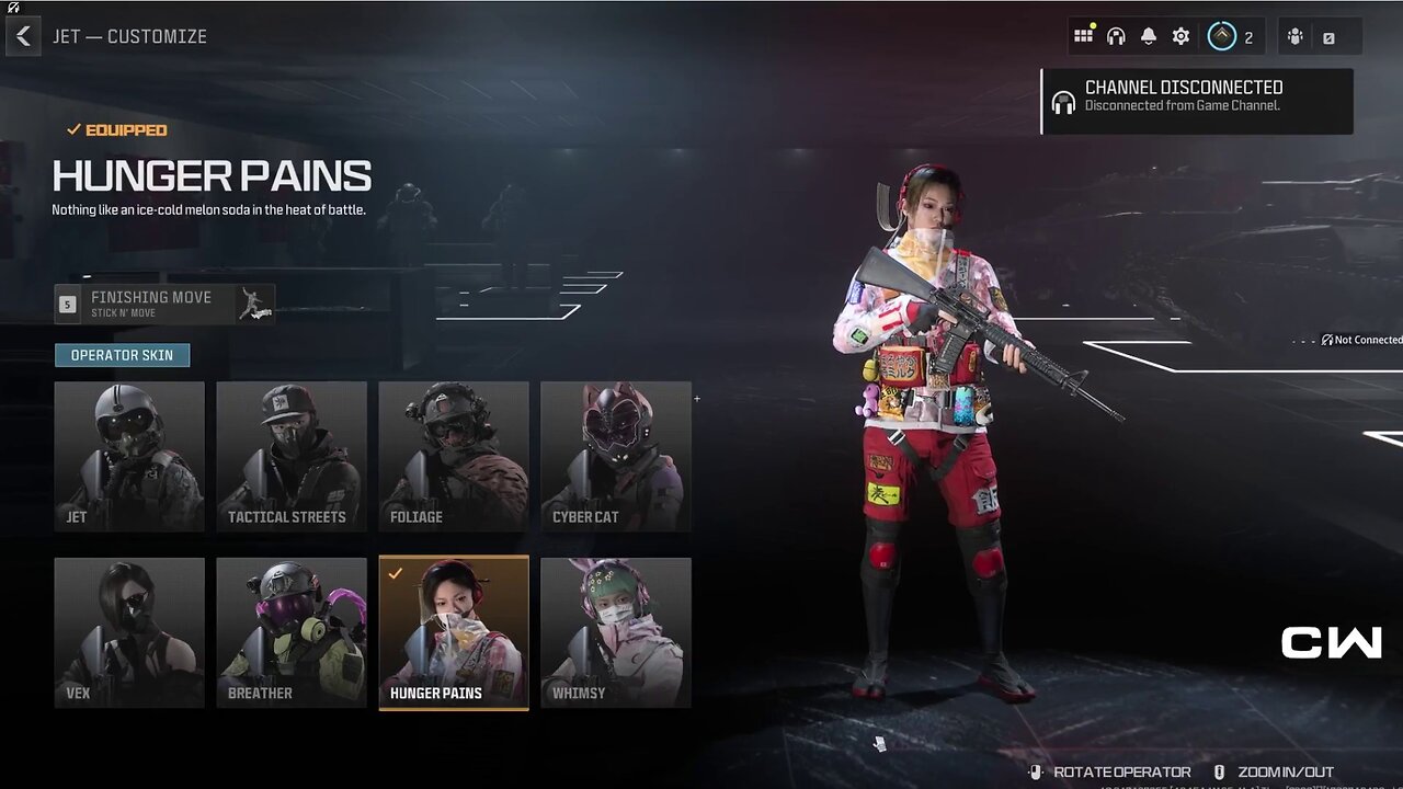 Jet - Hunger pains Operator Skin and Blueprints