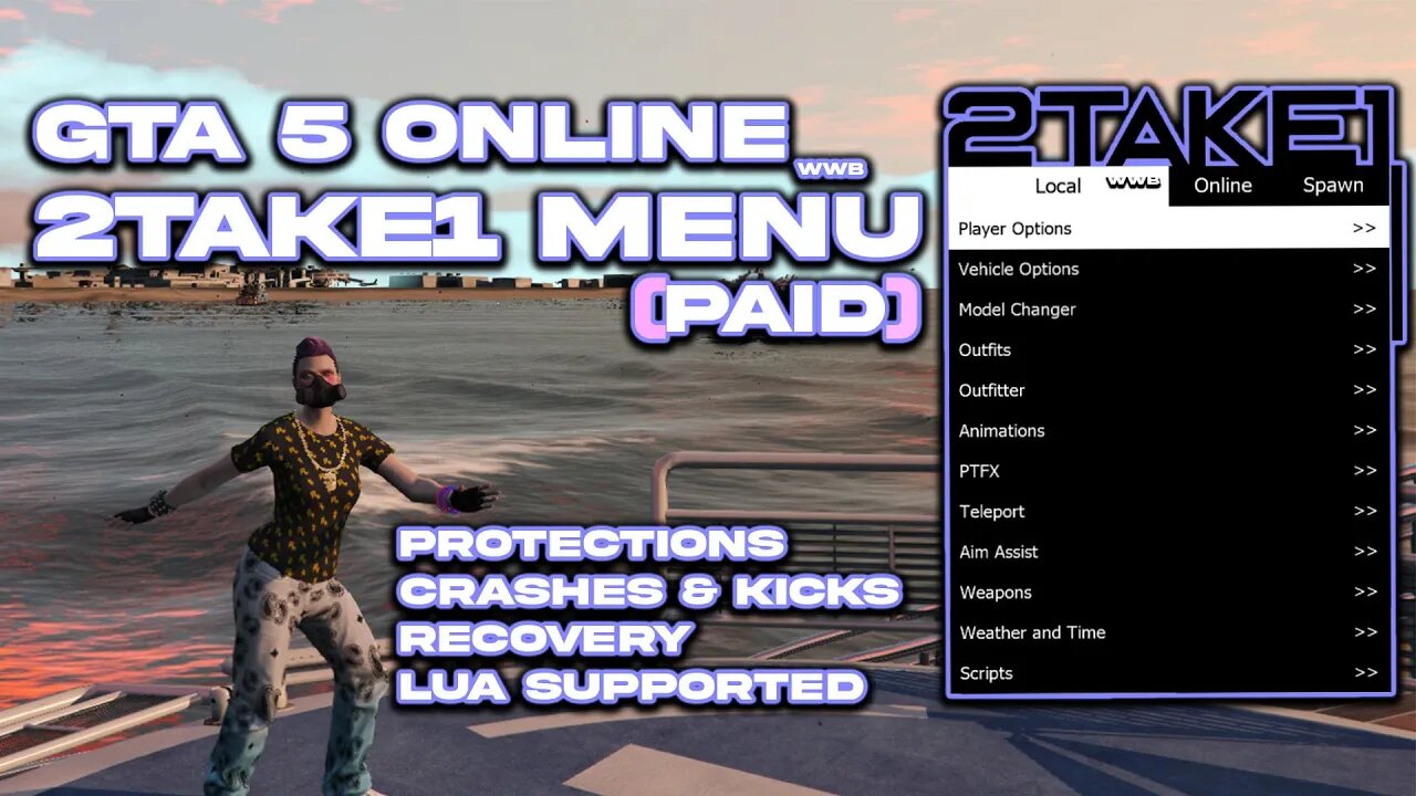 2TAKE1 Mod Menu (Paid) | GTA 5 ONLINE [1.67] Undetected | LUA & SHV ...