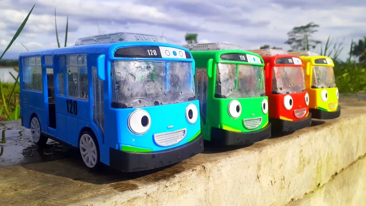 Mencari dan Menemukan Bus Tayo Besar, Lani Besar, Gani Besar dan Rogi ...