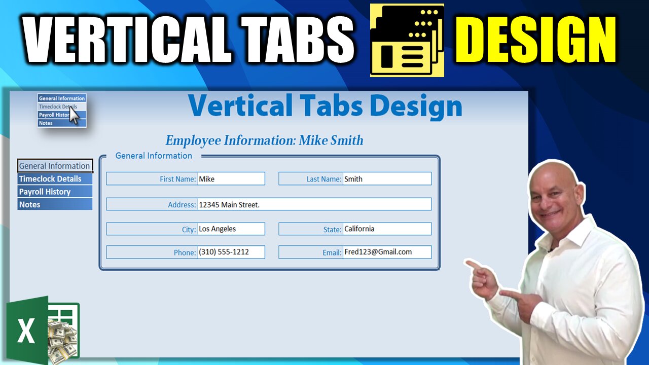 How To Quickly Create Vertical Tabs For Any Excel Workbook