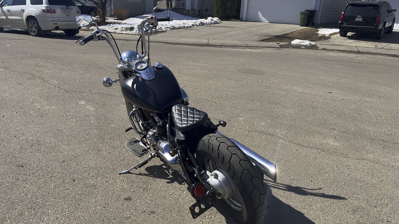 Yamaha v star bobber build overview walk around video