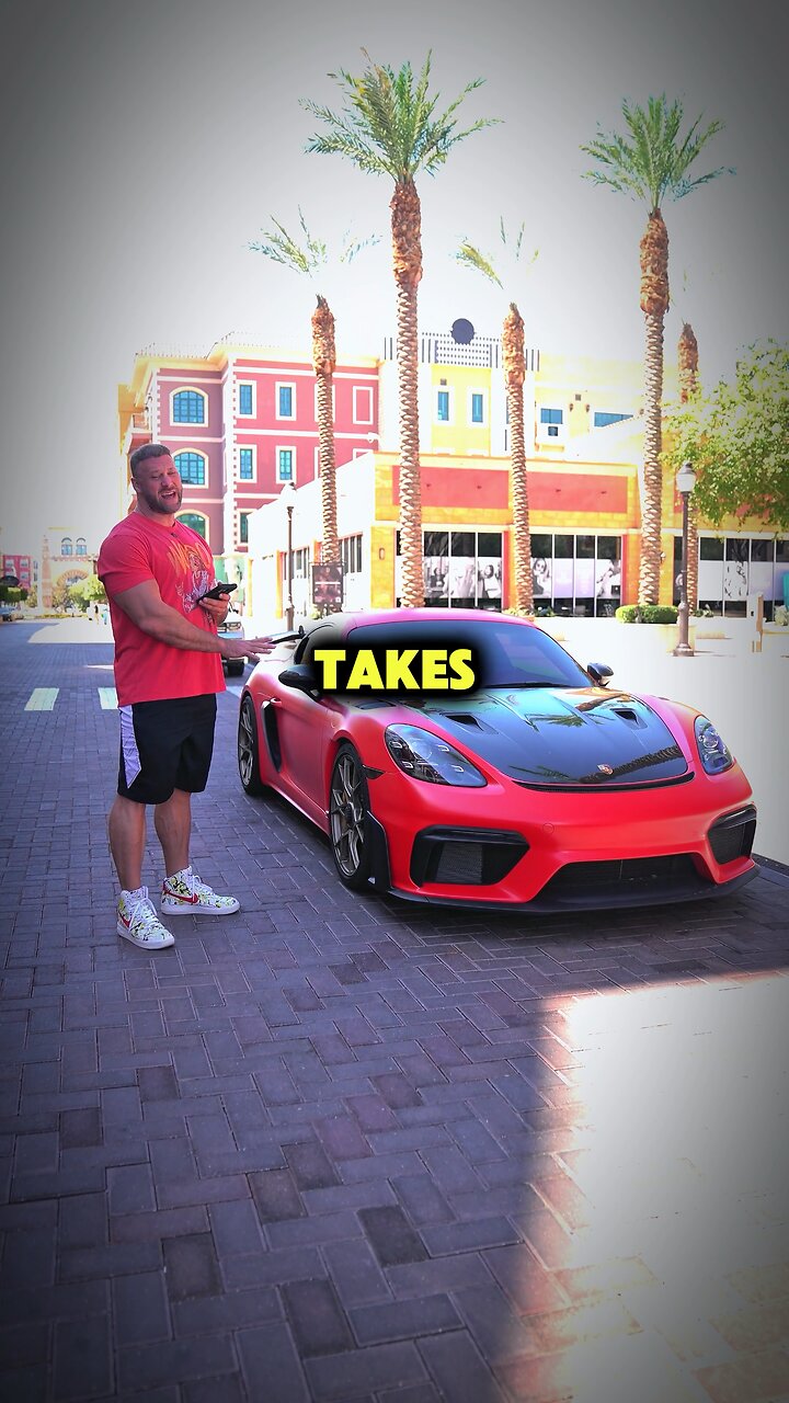 Be a real man! Drive a Porsche