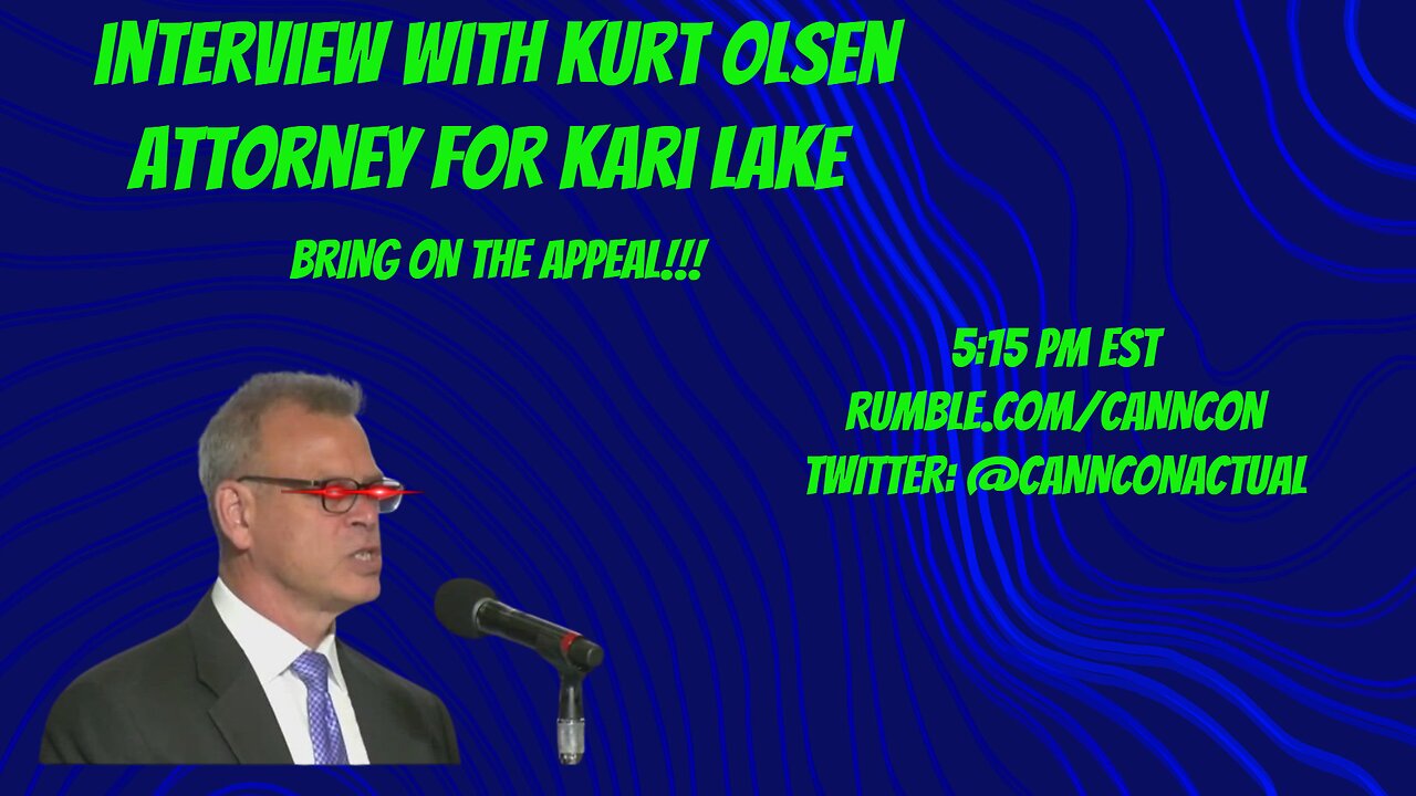 WOW! Kari Lake Attorney Kurt Olsen Stops in to Drop a BOMB on the ...