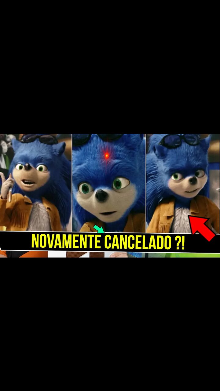 Sonic CRACUDO foi CANCELADO de NOVO ?! #shorts
