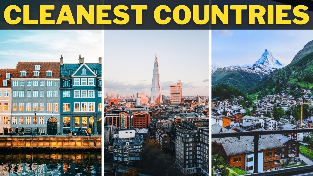 "Top 10 Cleanest Countries In The World (2022)"