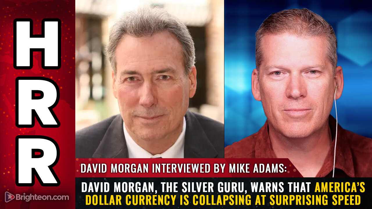 David Morgan, the Silver Guru, warns that America’s dollar currency is ...