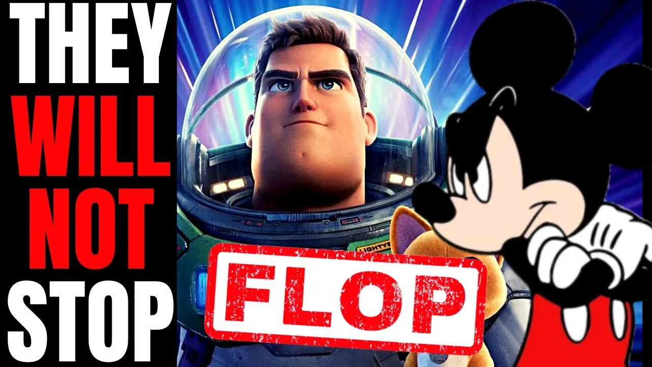 Even After Woke Box Office FLOPS Like Lightyear, Disney REFUSES To Stop ...